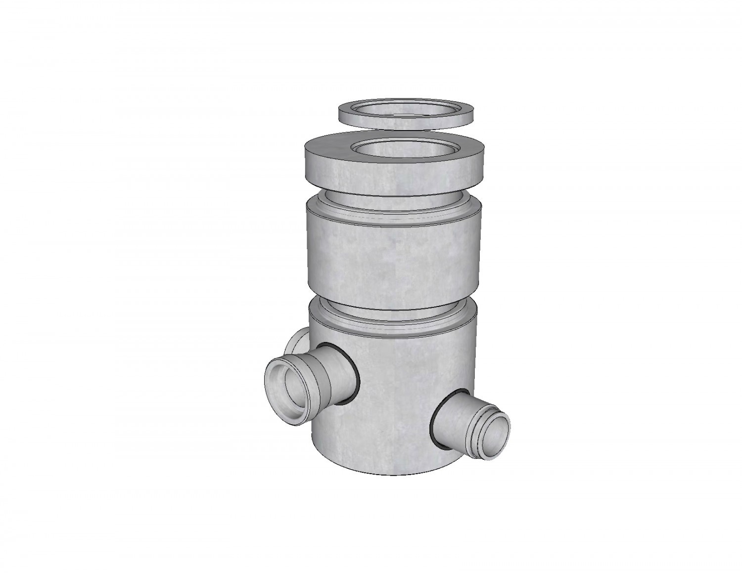 een korte betonnen verbindingsbalk